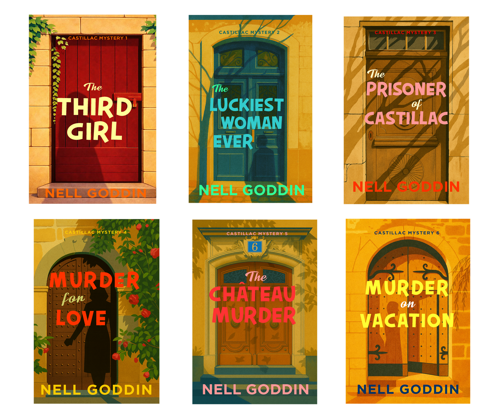 First 6 Castillac Mysteries (ebook) – Goddin Books